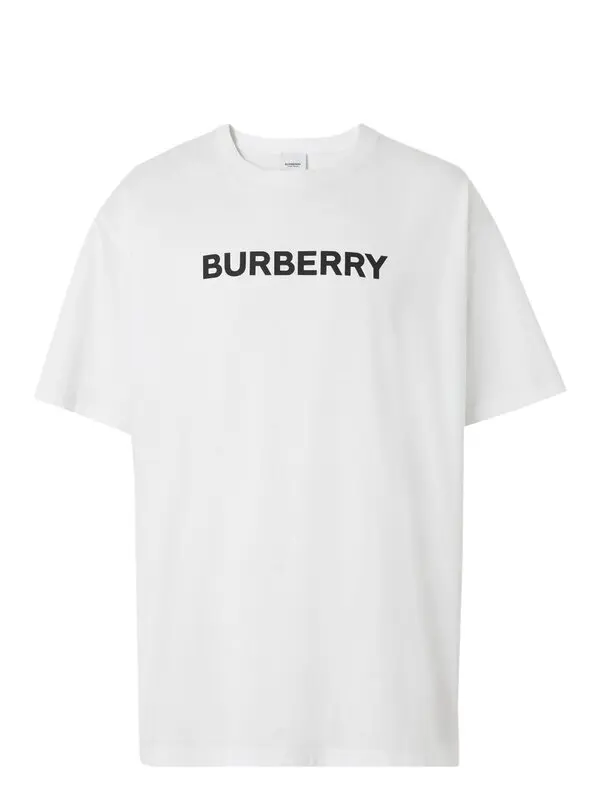 Burberry Logo Oversized T-shirt - White