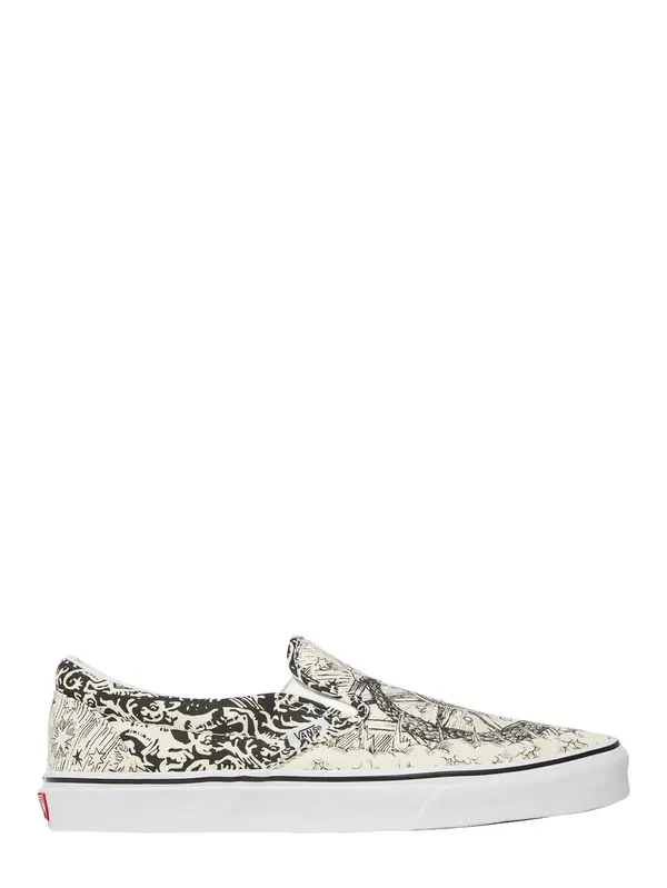 VANS Classic Slip-on Ouroboros - White