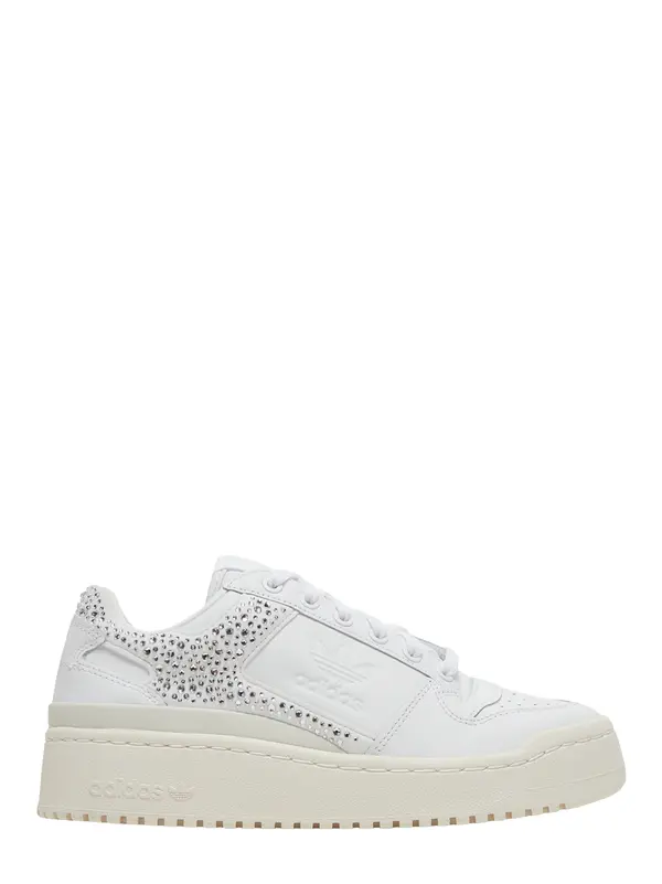 Adidas Forum Bold 'sparkly Crystals' Sneakers - White
