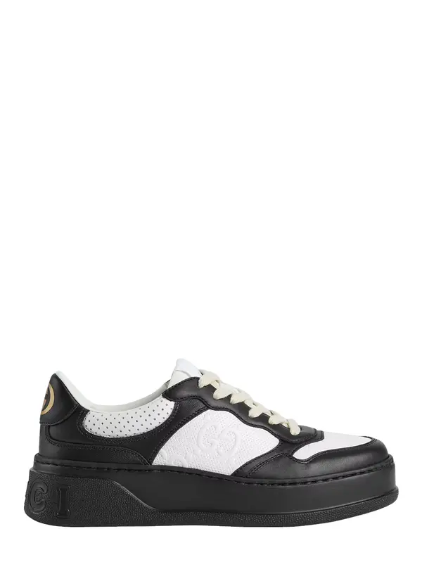 Gucci Gg Embossed Sneaker - Black