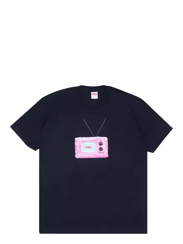 Supreme Tv Tee 'navy - Blue