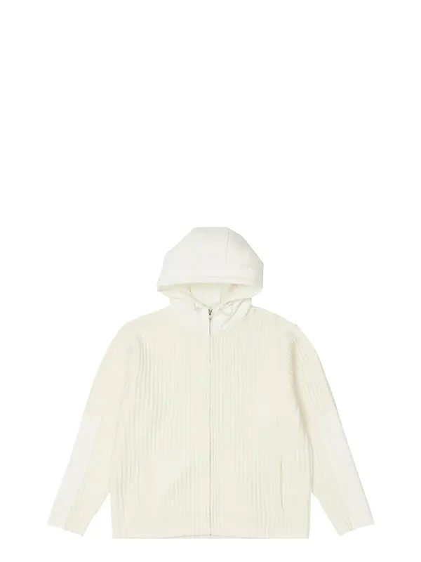 PALACE Marine Zip Hood Knit 'bone - White
