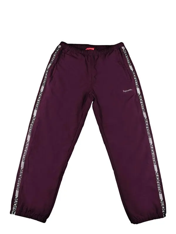 Supreme Reflective Zip Track Pant - Purple