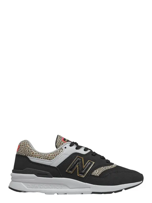 NEW BALANCE 997h Leopard Sneakers - Black