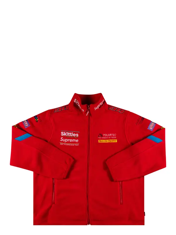 Supreme X Skittles X Polartec Jacket - Red