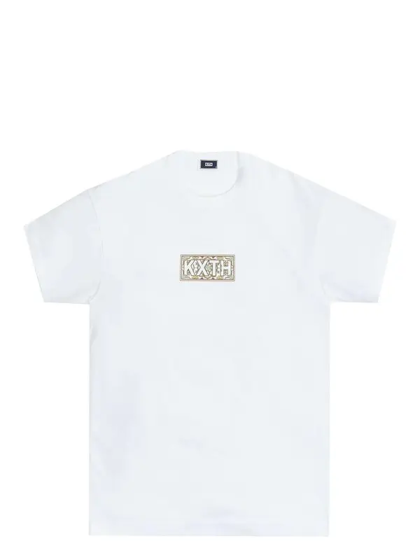 Kith Moroccan Tile Classic Logo Tee 'beige - White