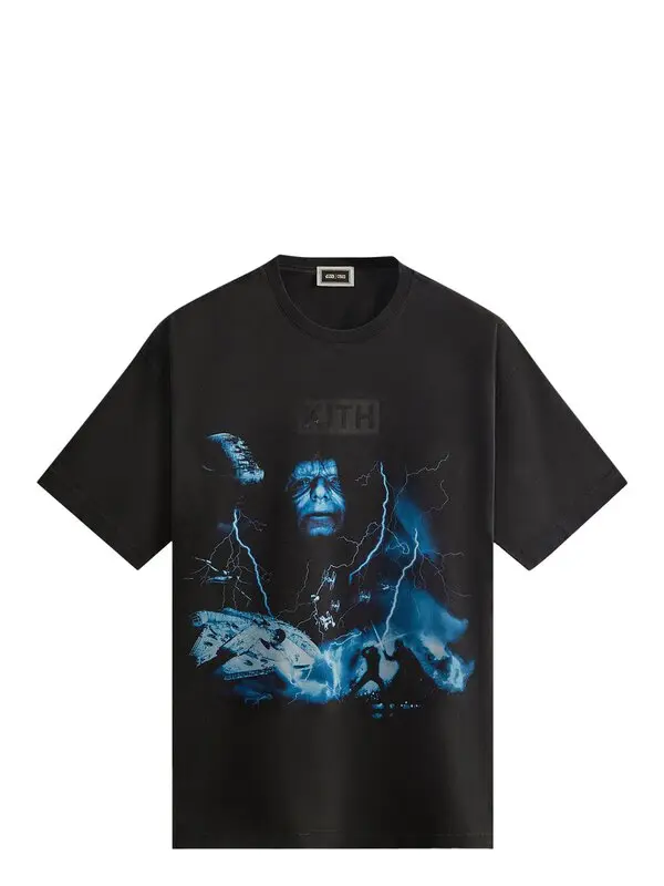 Kith X Star Wars Emperor Vintage Tee - Black
