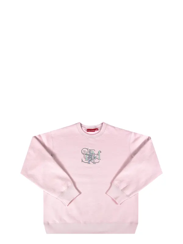 Supreme Overlap Crewneck - Pink