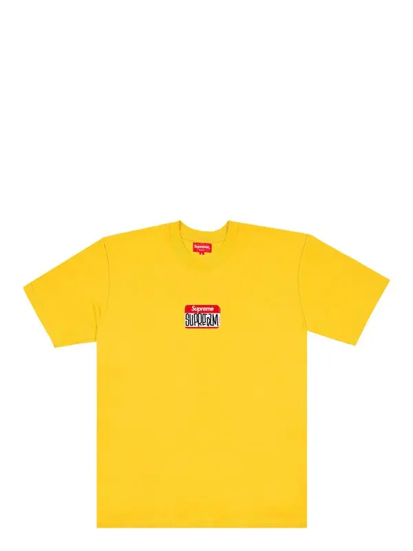 Supreme Gonz Nametag Short-sleeve Top - Yellow