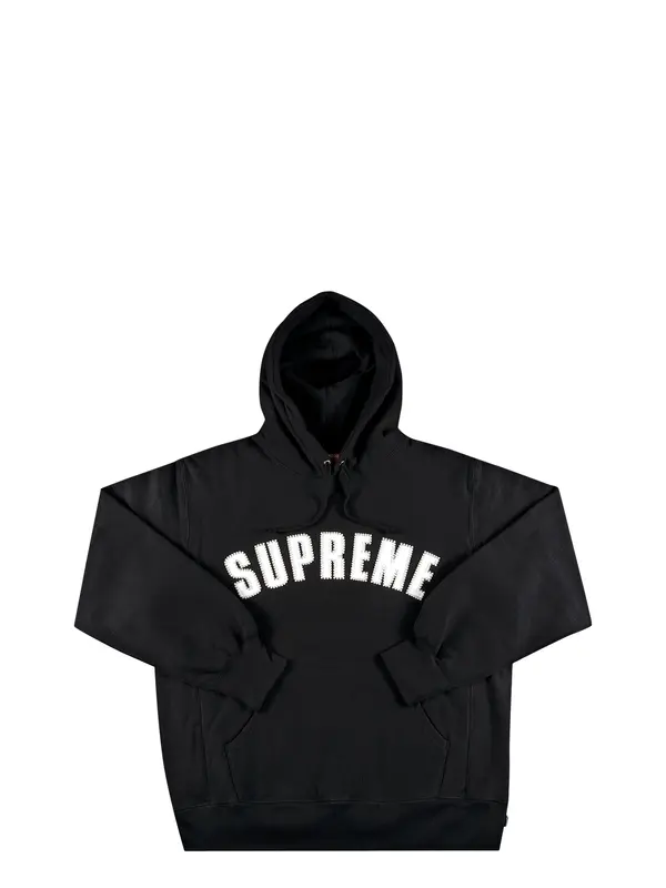 Supreme Pearl Logo Hooded Sweatshirt - Black