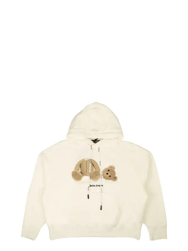 Palm Angels Pa Bear Hoody - White