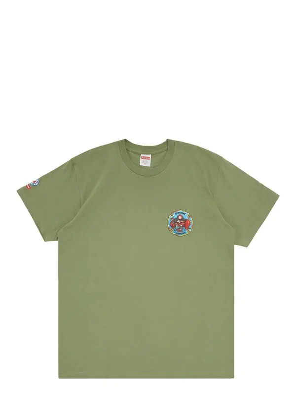 Supreme Fdny Engine 9 Tee - Green