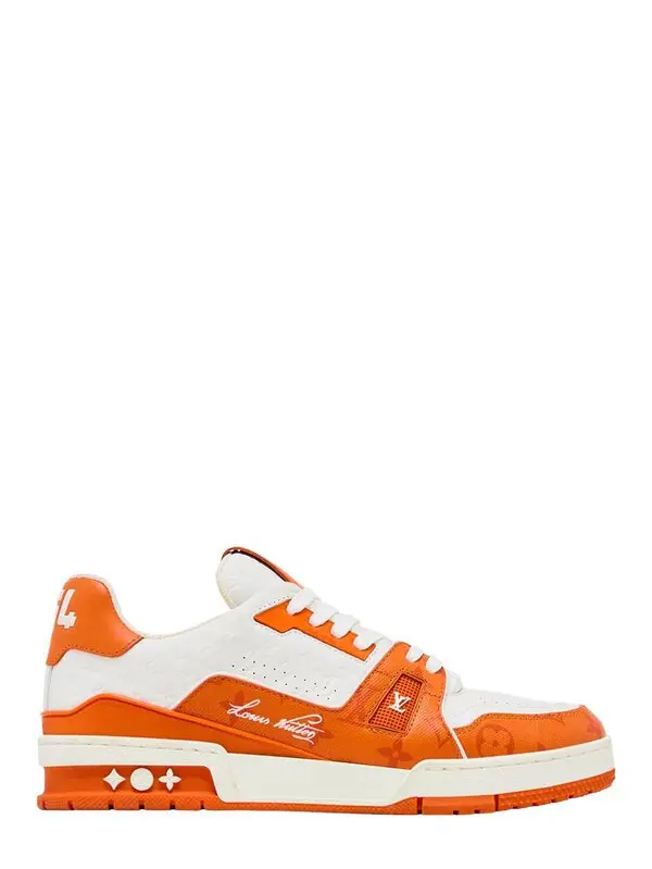 LOUIS VUITTON Trainer Low Top Sneakers - Orange