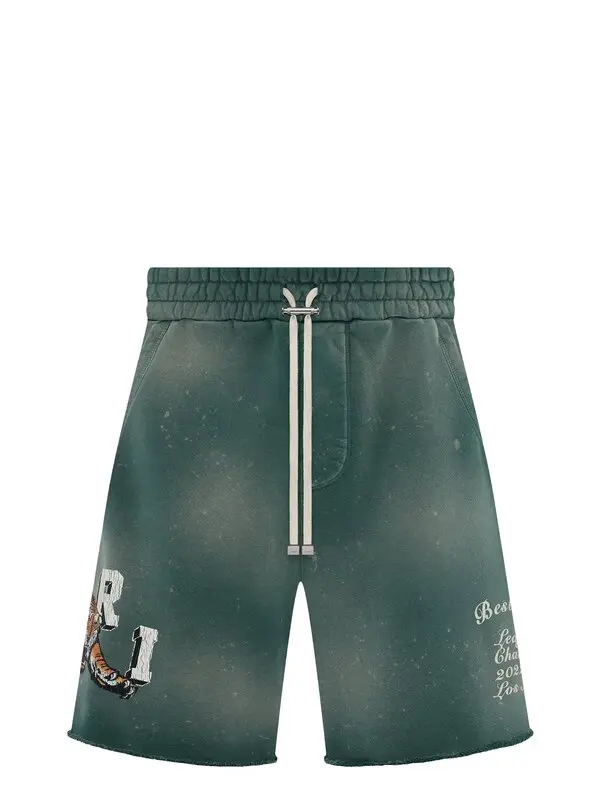 Amiri Vintage Tiger Sweatshort - Green