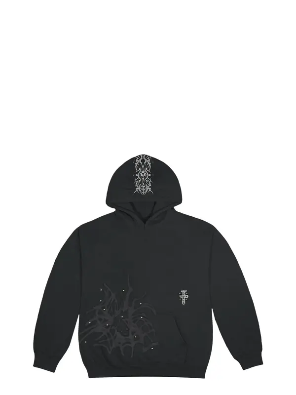 CACTUS JACK BY TRAVIS SCOTT Studded Hoodie - Black