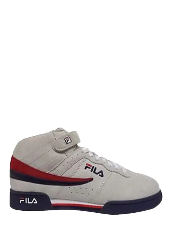 FILA F-13 Pinstripe High-top Sneakers - White