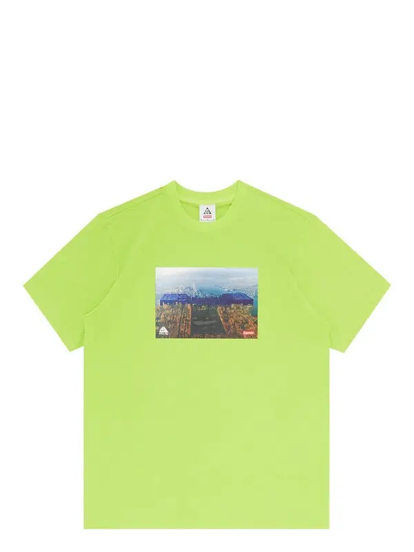 Supreme X Nike Acg Grid Tee - Green