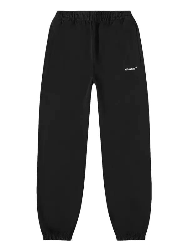 Off-White Diag Helvetica Slim Sweatpant - Black