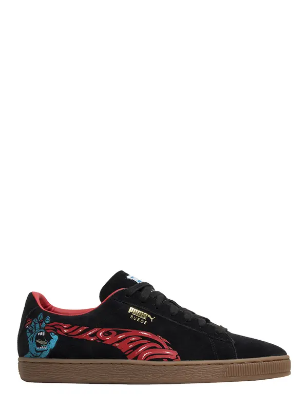 PUMA X Santa Cruz Classic Suede 50 'screaming Hand' Sneakers - Black