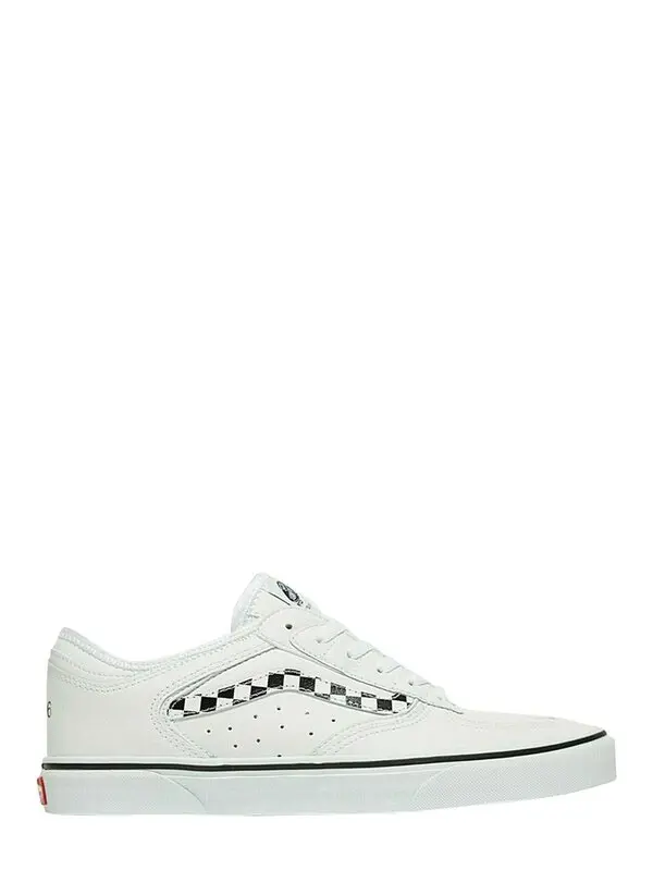 VANS Rowley Classic Checkerboard Sidestripe - White