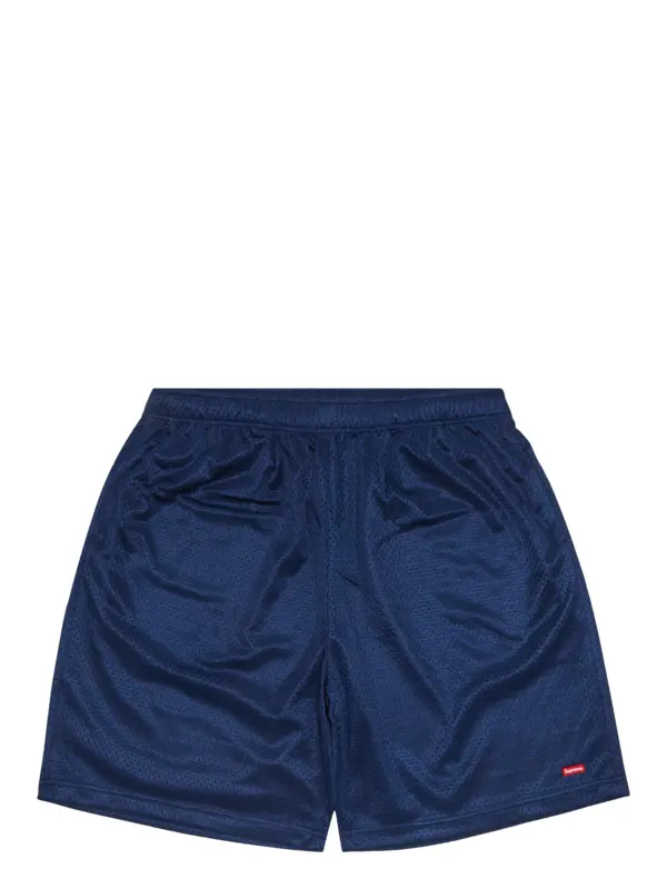Supreme Small Box Baggy Mesh Short - Blue