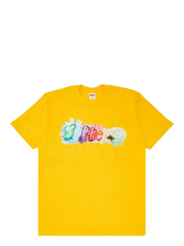 Supreme Watercolor Tee - Yellow