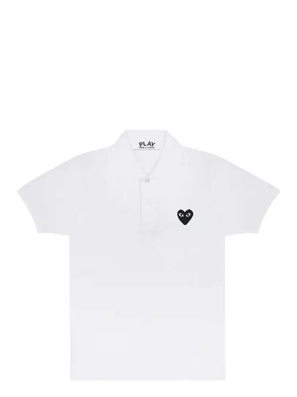 Play Comme Des Garcon Polo T-shirt - White