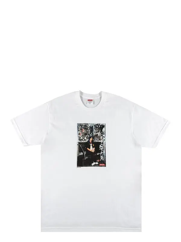 Supreme X Lady Pink Tee - White