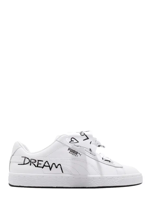 PUMA Basket Heart Hndwrttn Sneakers - White