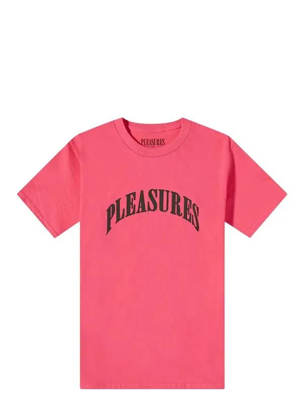 PLEASURES Printed T-shirt - Pink