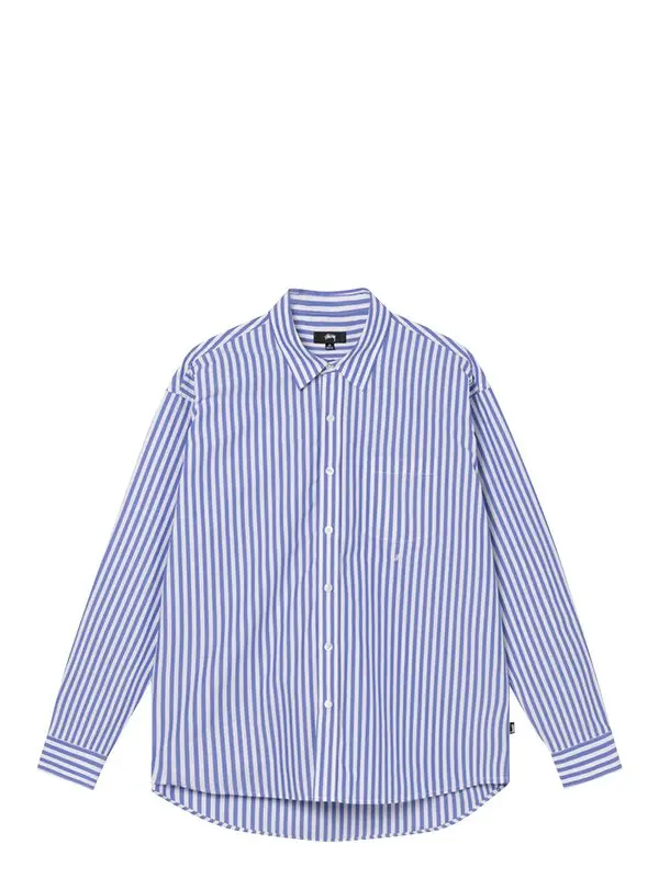 StÜssy Classic Poplin Shirt Stripe - Blue