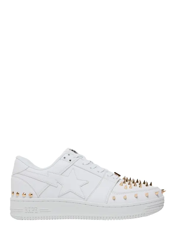 BAPE Sta Studded Sneakers - White