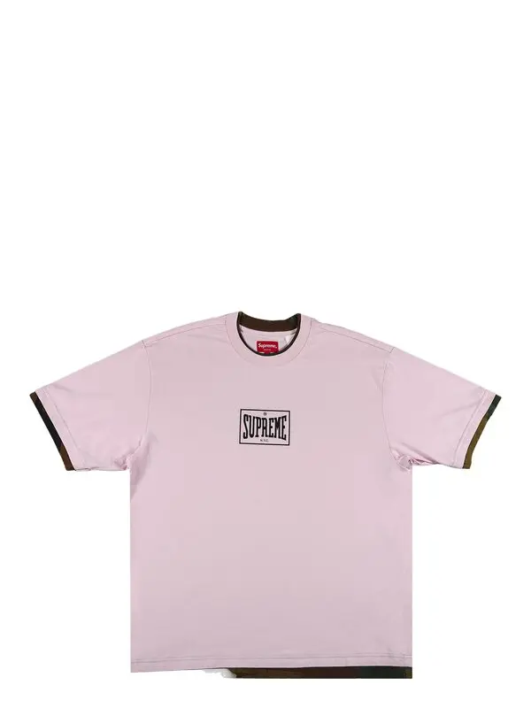 Supreme Layered Short-sleeve Top - Pink