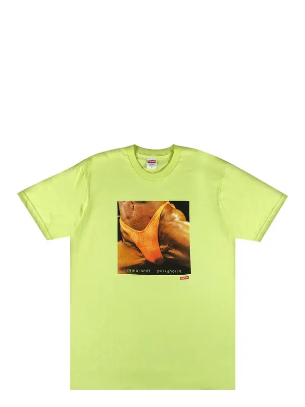 Supreme X Butthole Surfers Rembrandt Pussyhorse Tee - Green