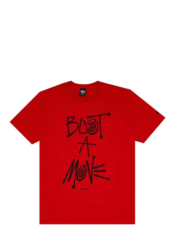 StÜssy Bust A Move Tee - Red