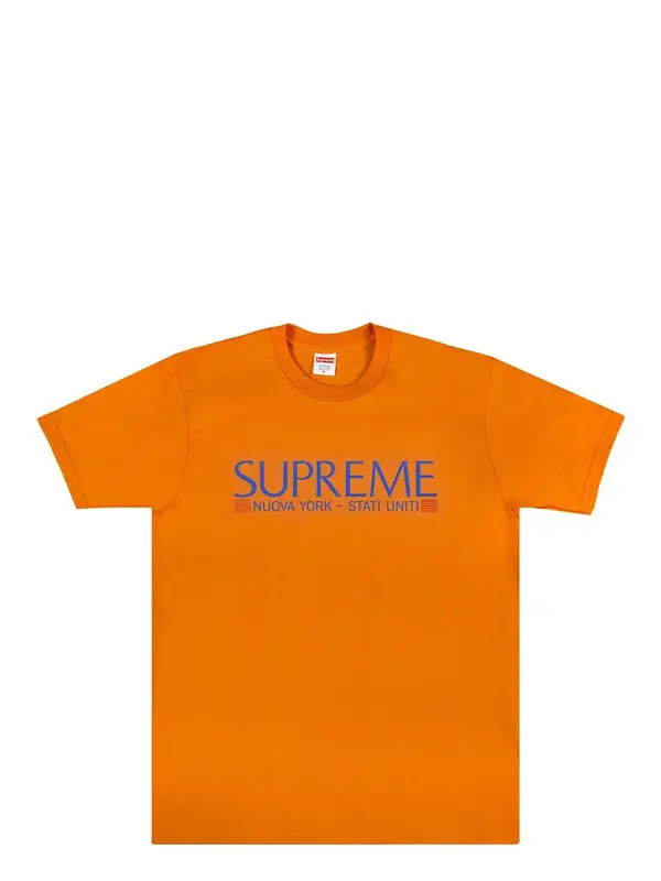 Supreme Nuova York Tee - Orange