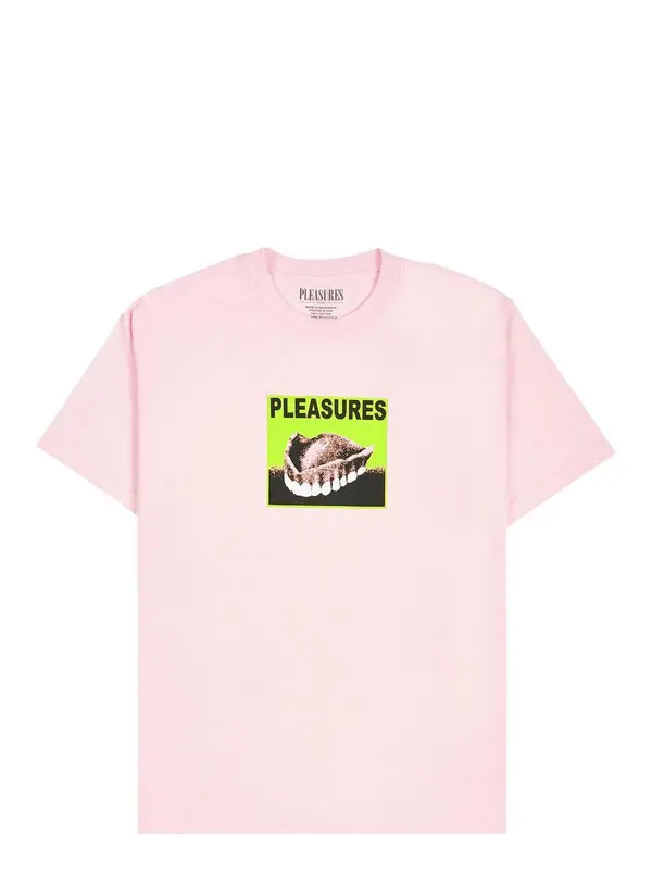 PLEASURES Dental T-shirt - Pink