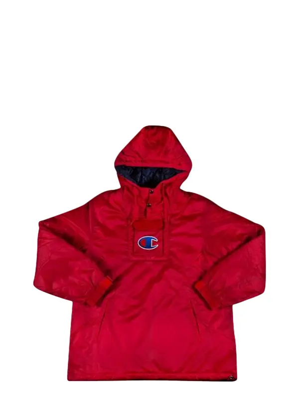 Supreme X Champion Pullover Parka - Red