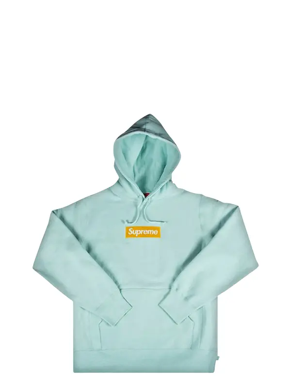Supreme Box Logo Hooded Sweatshirt - Blue