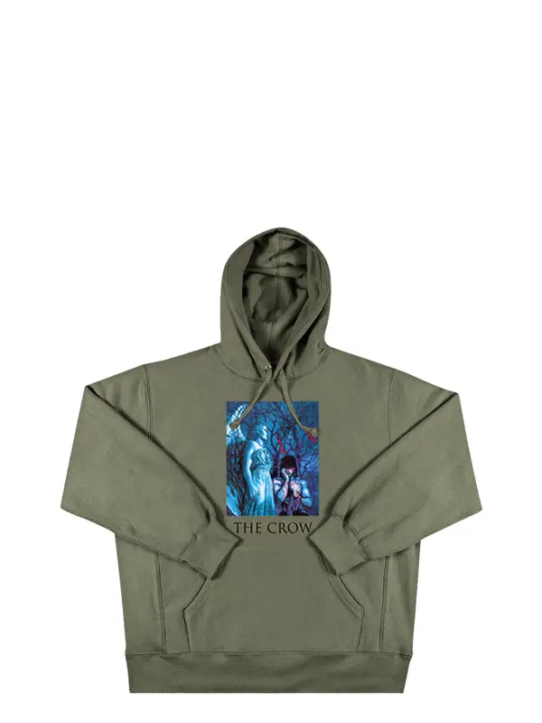 Supreme X The Crow Hooded Sweatshirt - Green