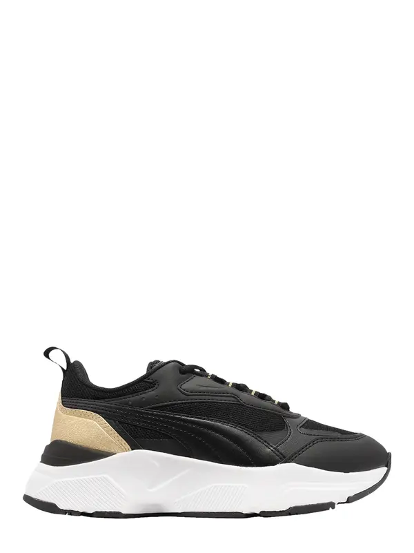 PUMA Cassia Distressed Sneakers - Black