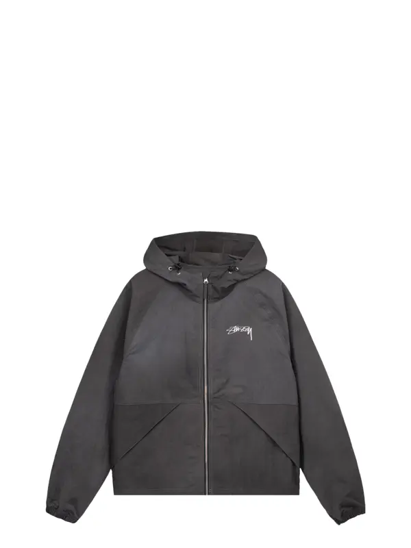 StÜssy Wave Dye Beach Shell - Black