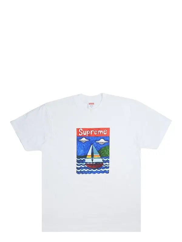 Supreme Sailboat Tee - White