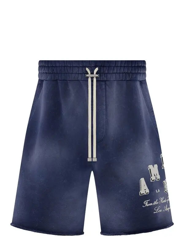 Amiri Vintage Collegiate Shorts - Blue