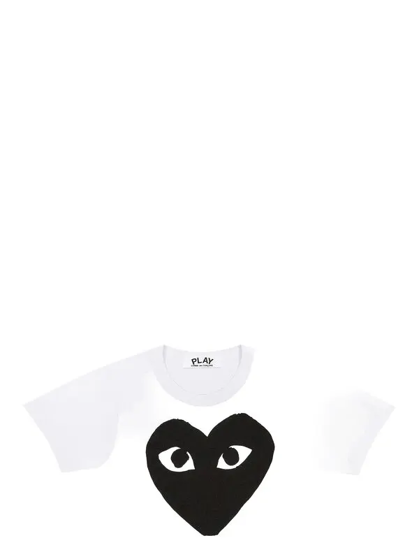 Play Comme Des Garcon Black Heart T-shirt - White