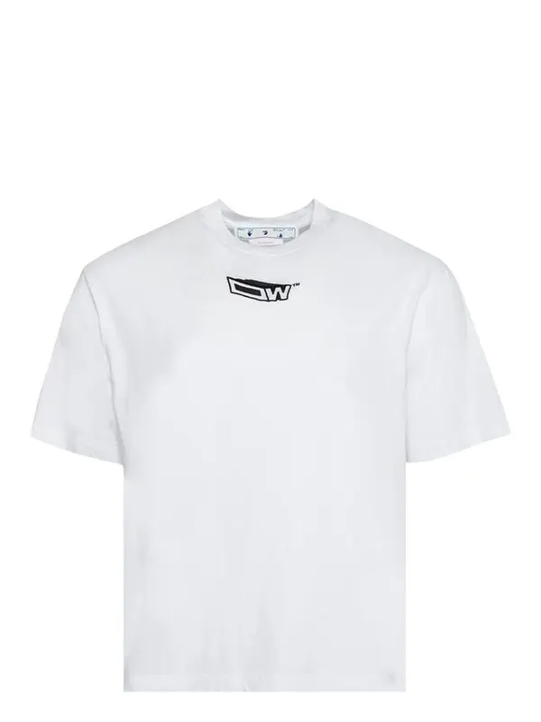 Off-White Graffiti Zine Over Skate Short-sleeve Tee - White