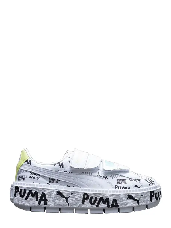 PUMA Platform Trace Strap Sneakers - White