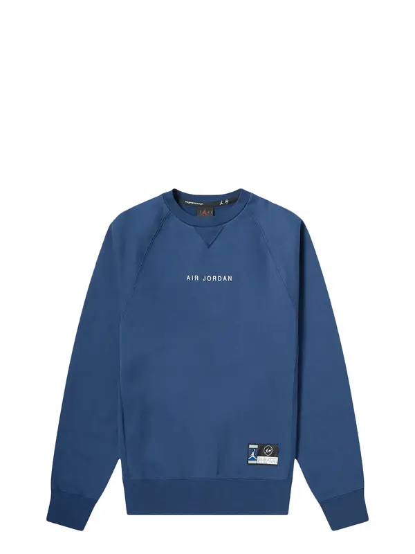 JORDAN X Fragment Crewneck - Blue