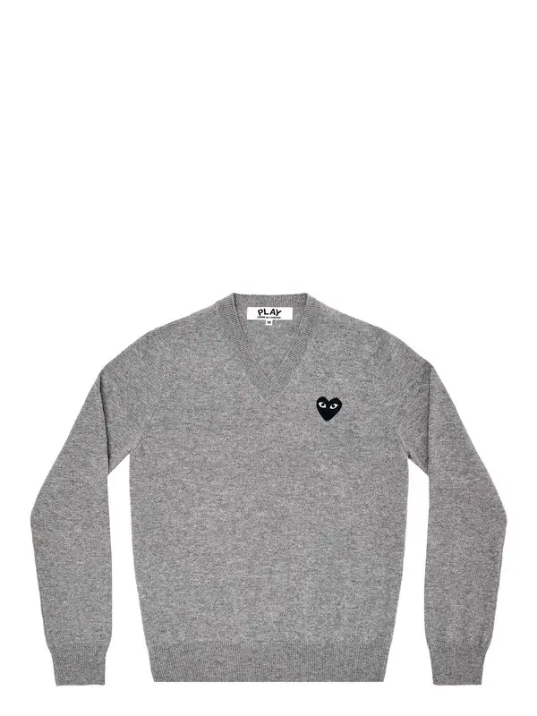 Play Comme Des Garcon Knit Sweater - Grey