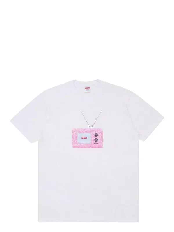 Supreme Tv Tee - White